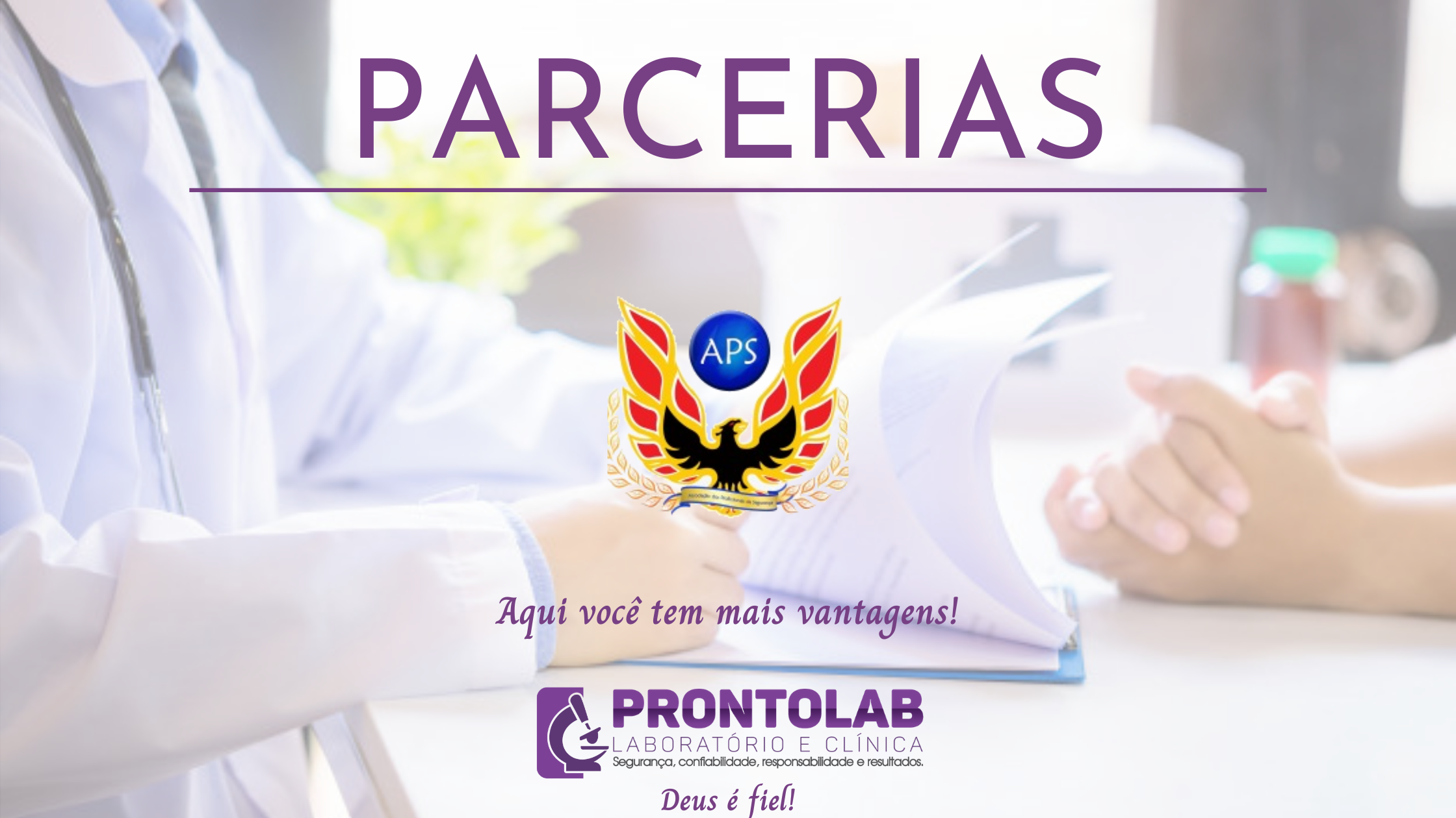 Parceiros - PRONTOLAB LABORATÓRIO DE ANALISES CLÍNICAS LTDA